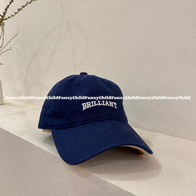 Fanxy自制韩版Brillant小众ins风精致刺绣棒球帽