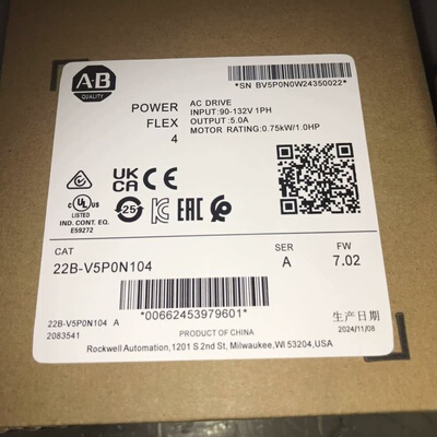 AB变频器22B-v2p3 v5p0 v6p0 n104 h204 c104议价
