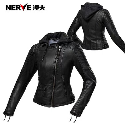 NERVE涅夫复古赛车服皮衣