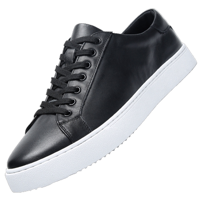 帕达索男鞋真皮厚底系带板鞋潮流韩版休闲皮鞋男士时尚潮鞋211105