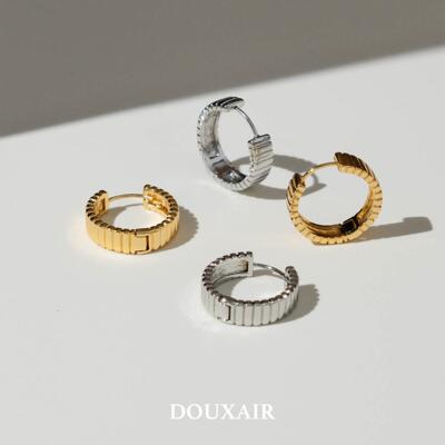 法式复古简约圈圈耳环