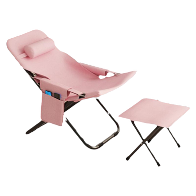 户外躺椅午休折叠椅子露营月亮椅