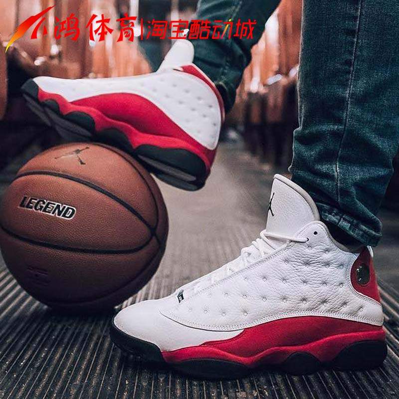小鸿体育 Air Jordan 13 Chicago AJ13芝加哥白红 414571-122_虎窝淘