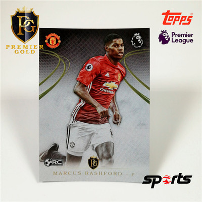 拉什福德(Marcus Rashford)071#-曼联-1617Topps英超球星卡