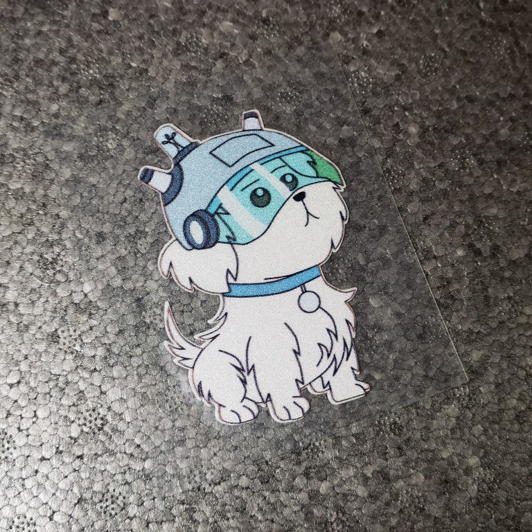 SOKO贴贴 瑞克和莫蒂 Jerry雪球狗 卡通动画三角窗车窗反光车贴