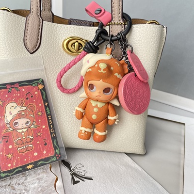 潮玩高端diy包包挂件真皮Zsiga改装包包挂饰配饰手办明款