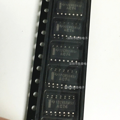 全新原装进口 SN74AC74DR 触发器芯片 AC74 74AC74 贴片SOP-14