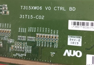原装 AUO边板 T315XW06 V0 31T15-C02 一条价 成色新