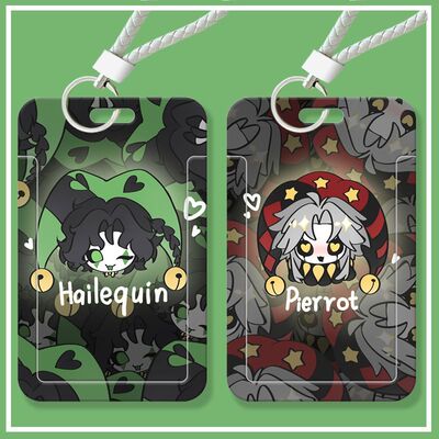 怪胎马戏团可爱学生滑盖卡套饭卡公交卡身份证件保护套门禁校园卡