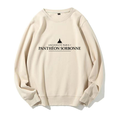 巴黎第一大学圆领卫衣法式浪漫