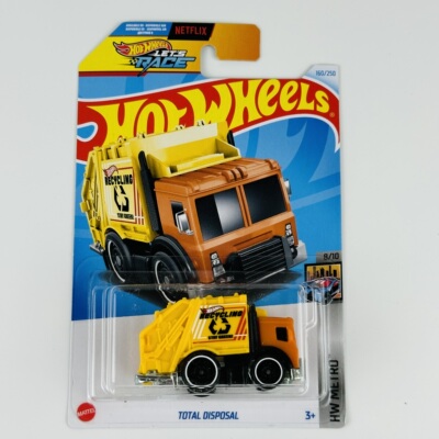 风火轮HotWheels TOTAL DISPOSAL 黄橙 2024-160
