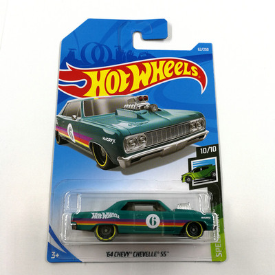 风火轮HotWheels 64 CHEVY CHEVELLE SS 雪佛兰SS 绿色 2019-62