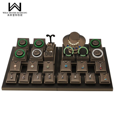 斜面手镯卧式脖子耳钉对戒托座