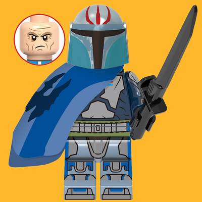 星球大战1663维兹拉曼达洛人第三方益智拼装积木人仔男孩子玩具