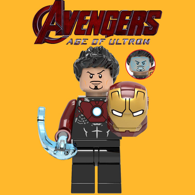 适用于小颗粒复仇者联盟大厦1279钢铁侠MK43第三方积木人仔40334