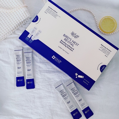 燕窝水乳CP~韩国S家燕窝焕肤水乳套装亮采柔肤水+润肤乳共40条