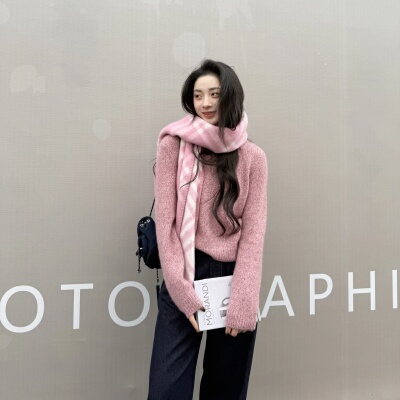 暖光予你丨康宝莱羊绒白厂丝丨厚款合股纱保暖柔软羊绒衫-MY6358