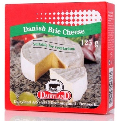 Brie cheese丹麦必然布里白霉软奶酪芝士125g配红酒即食_虎窝淘