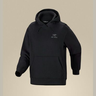 Arc'teryx/始祖鸟女士卫衣Emblem抓绒连帽衫户外保暖秋冬季新款