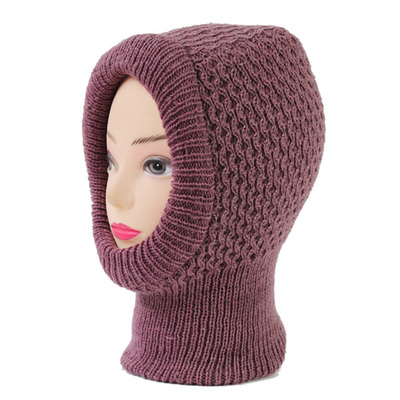 秋冬季加厚款老太太针织毛线帽