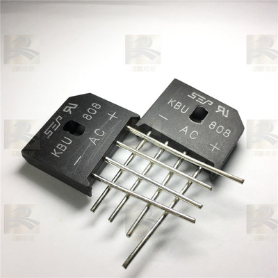 整流桥 KBU808 8A/800V 整流器 单相整流桥堆 扁桥整流桥 SEP