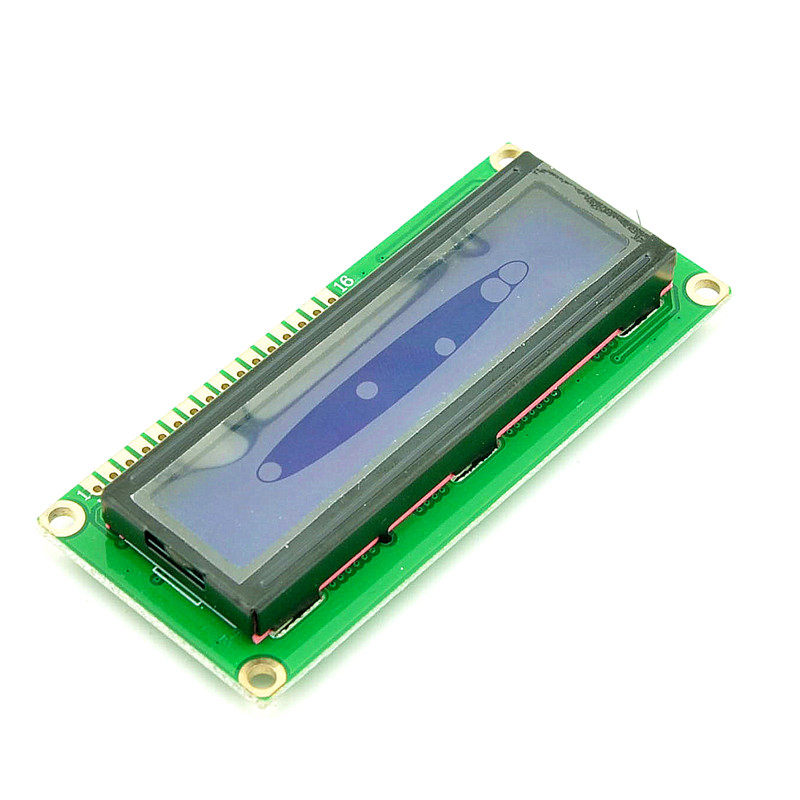 3.3V LCD1602蓝屏 1602A兰屏液晶屏蓝色白字带背光 QAPASS_虎窝淘