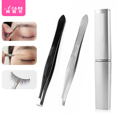 pq801-特惠眉夹小镊子拔毛不锈钢修眉毛夹拔毛钳全套拔胡子胡