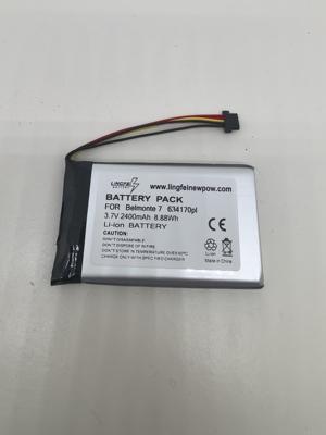 电池适用于GPS TomTom GO Exclusive 1ICP7/42/70 3.7V 2400mAh