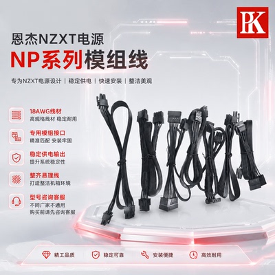 恩杰NZXT电源NP系列模组线显卡