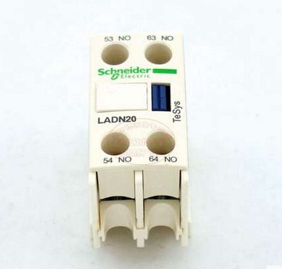 原装正品施耐德接触器2常开辅助触头LA1-DN20 LADN20C辅助触点