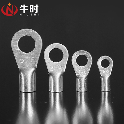 ot冷压接线端子耳裸圆形