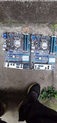 拆机华硕P8B75-V+i53470处理器有两套