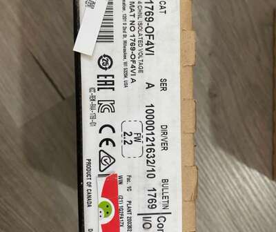 AB未开封模块具体型号1769-OF4VI工程剩