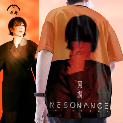 林忆莲回响Resonance演唱会短袖T恤男女夏季应援衣服薄款落肩宽松