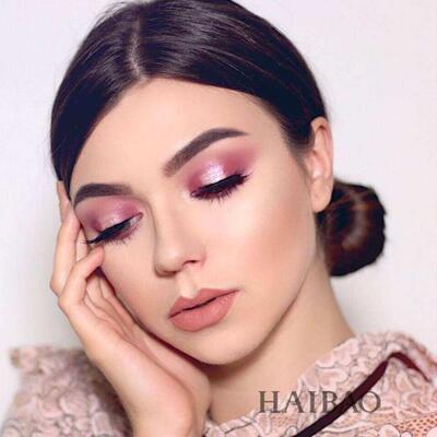 HUDAbeauty18色粉色亮片眼影盘