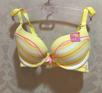 BODYPOPS甜美有钢圈条纹文胸