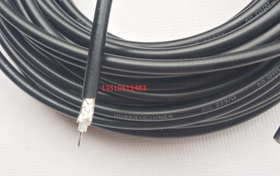 进口射频RG223工业级高频同轴电缆Huber Suhner RG223双屏蔽镀银