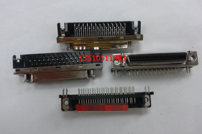 SCSI插头MDR D端子HPCN50P母座 50芯SKS 3M代替品伺服SCSI连接器