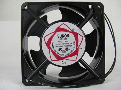 SUNON建准12CM散热风扇2123HSL 12038 220V机箱机柜散热器 配电箱