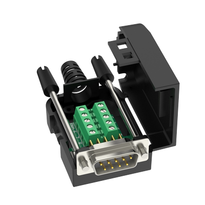 串口头db9免焊接头针转接线COM