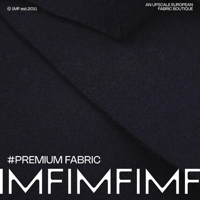 G&CC WV初剪羊毛藏青色外套大衣面料 宽140CM 946G/M 意大利进口