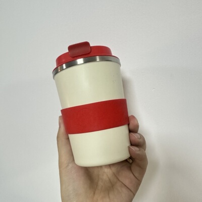 星巴克圣诞款不锈钢桌面杯瑕疵