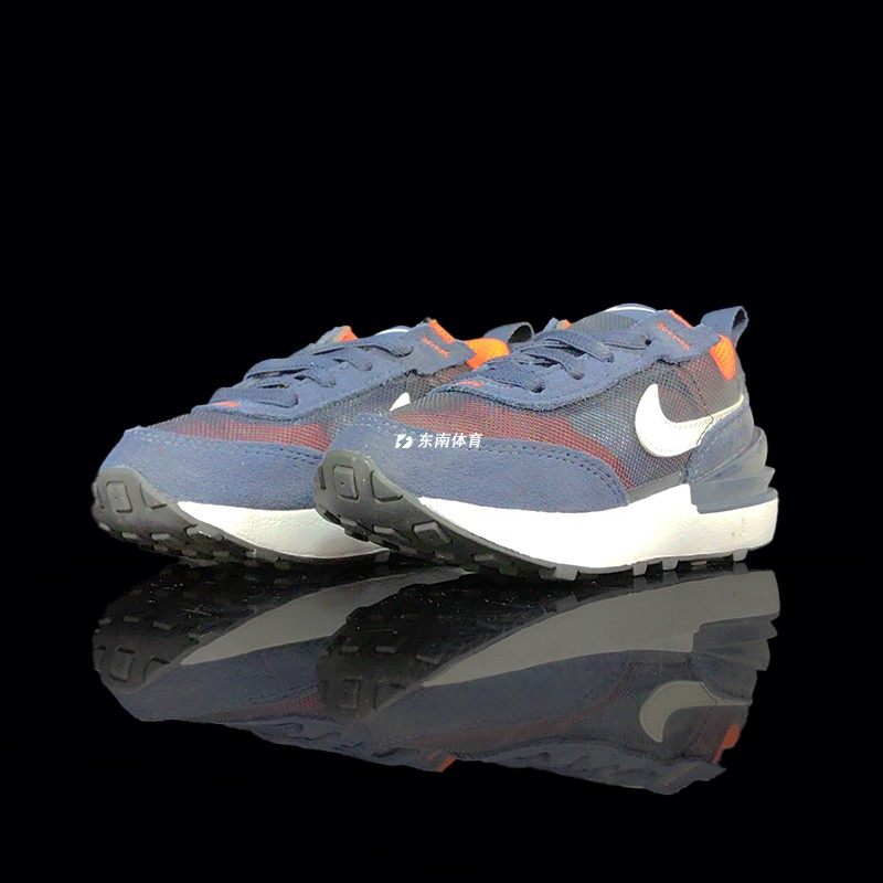 耐克Nike Waffle One男女大童透气减震运动休闲鞋 DC0480 DC0479_虎窝淘