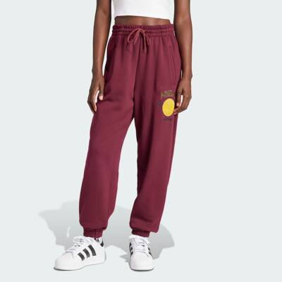 Adidas/阿迪达斯 女子三叶草束脚宽松舒适运动长裤 IL2449