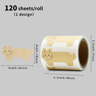 如果生活是一只喵｜gift packing ideas｜礼物包装｜可书写贴纸