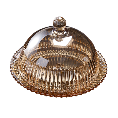 否糕点盘水晶玻璃欧式