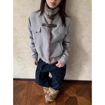 美式解构座山雕加厚保暖棉服男