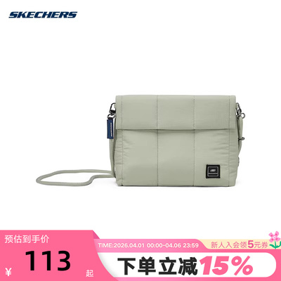 SKECHERS（新品）2024冬中性单肩斜背包 L424U013-027B
