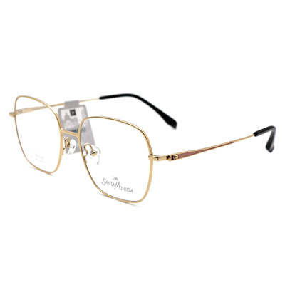 SANTAMONICA圣曼尼加眼镜框大框钛架男女全框配度数防蓝光SM52019