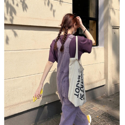 奶fufu可爱减龄小个子背带裤